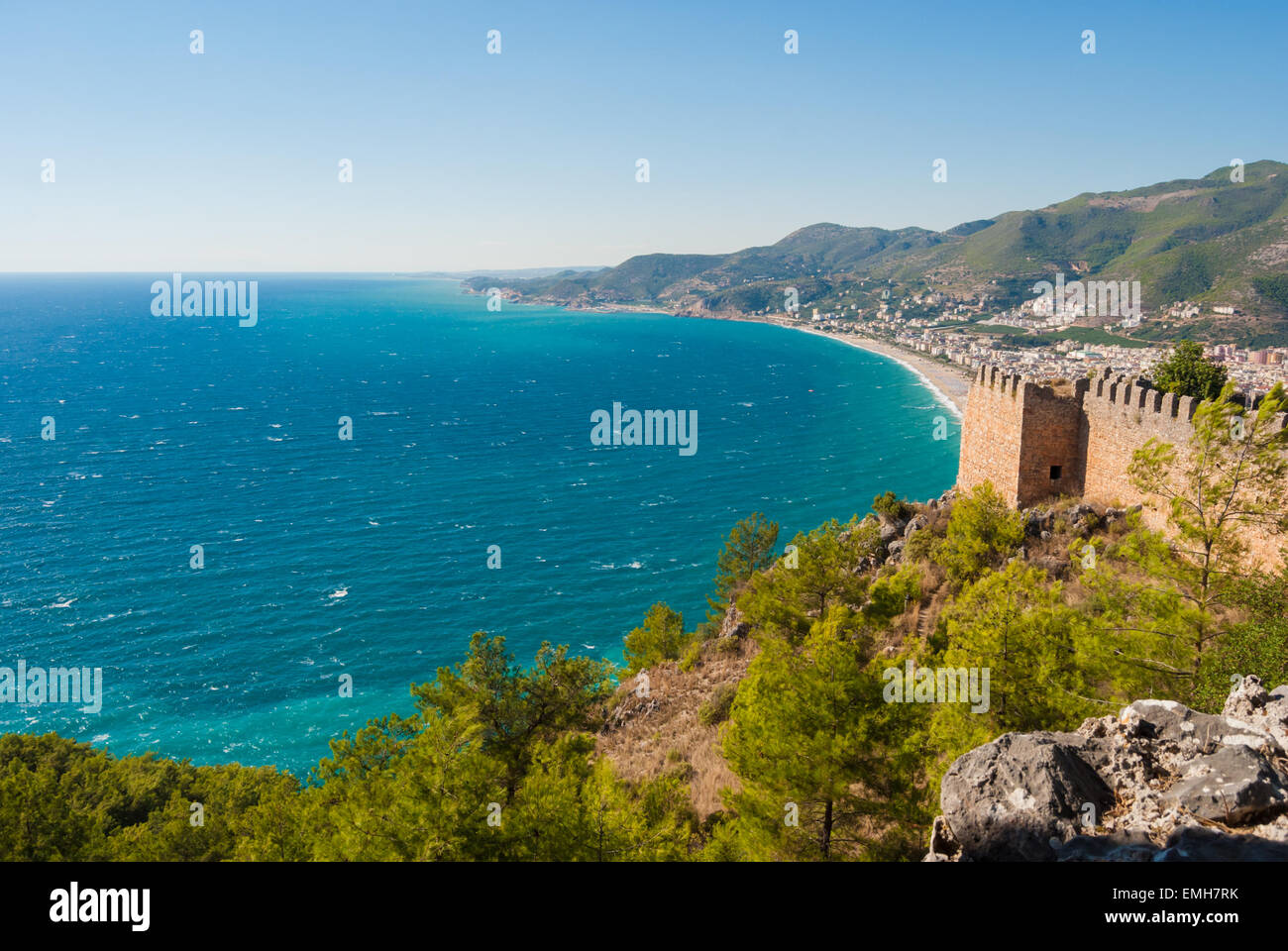 castle of Alanya, Antalya, Turkey Stock Photo - Alamy