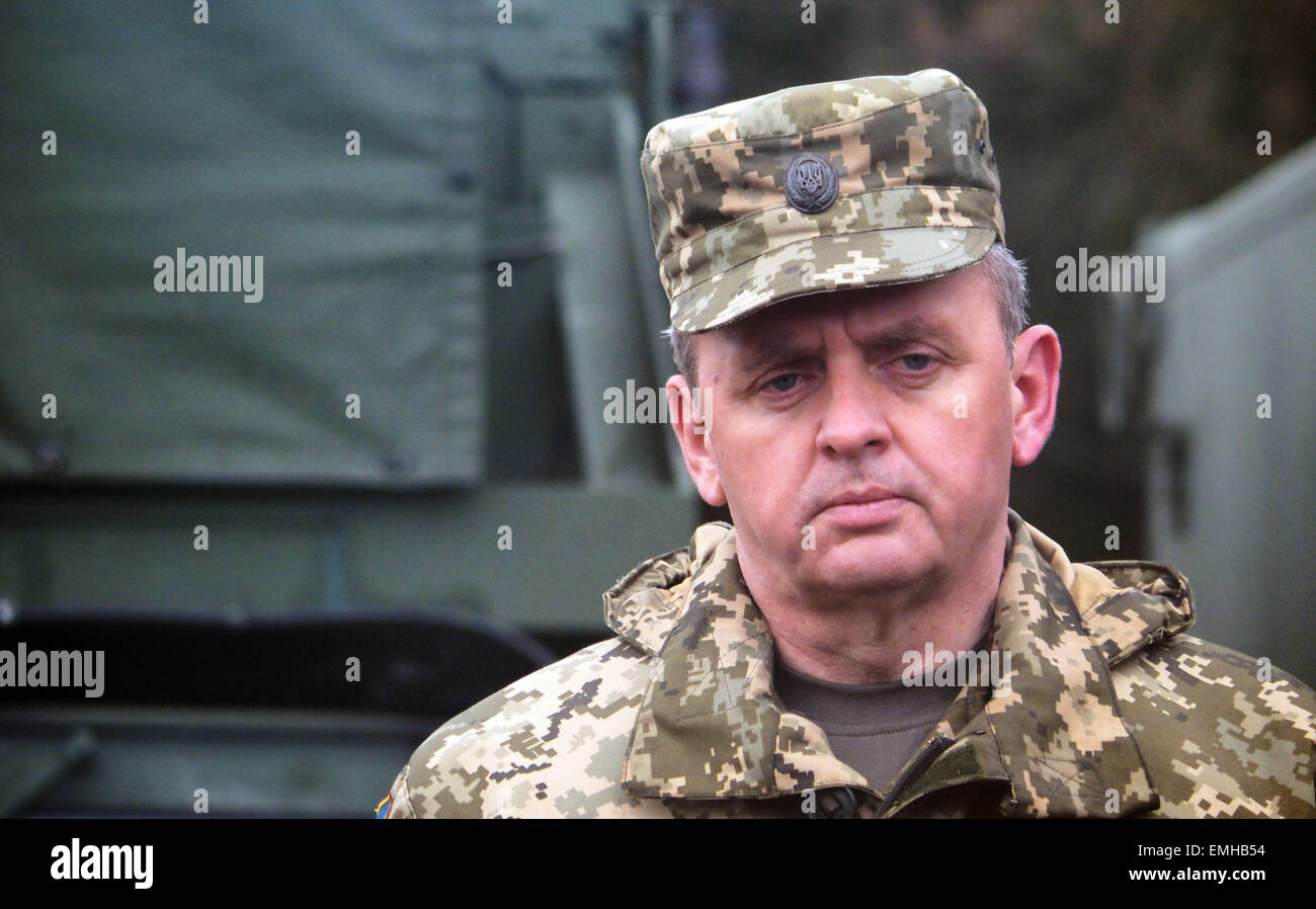 April 20, 2015 - Chief of General Staff Colonel-General Viktor Muzhenko ...