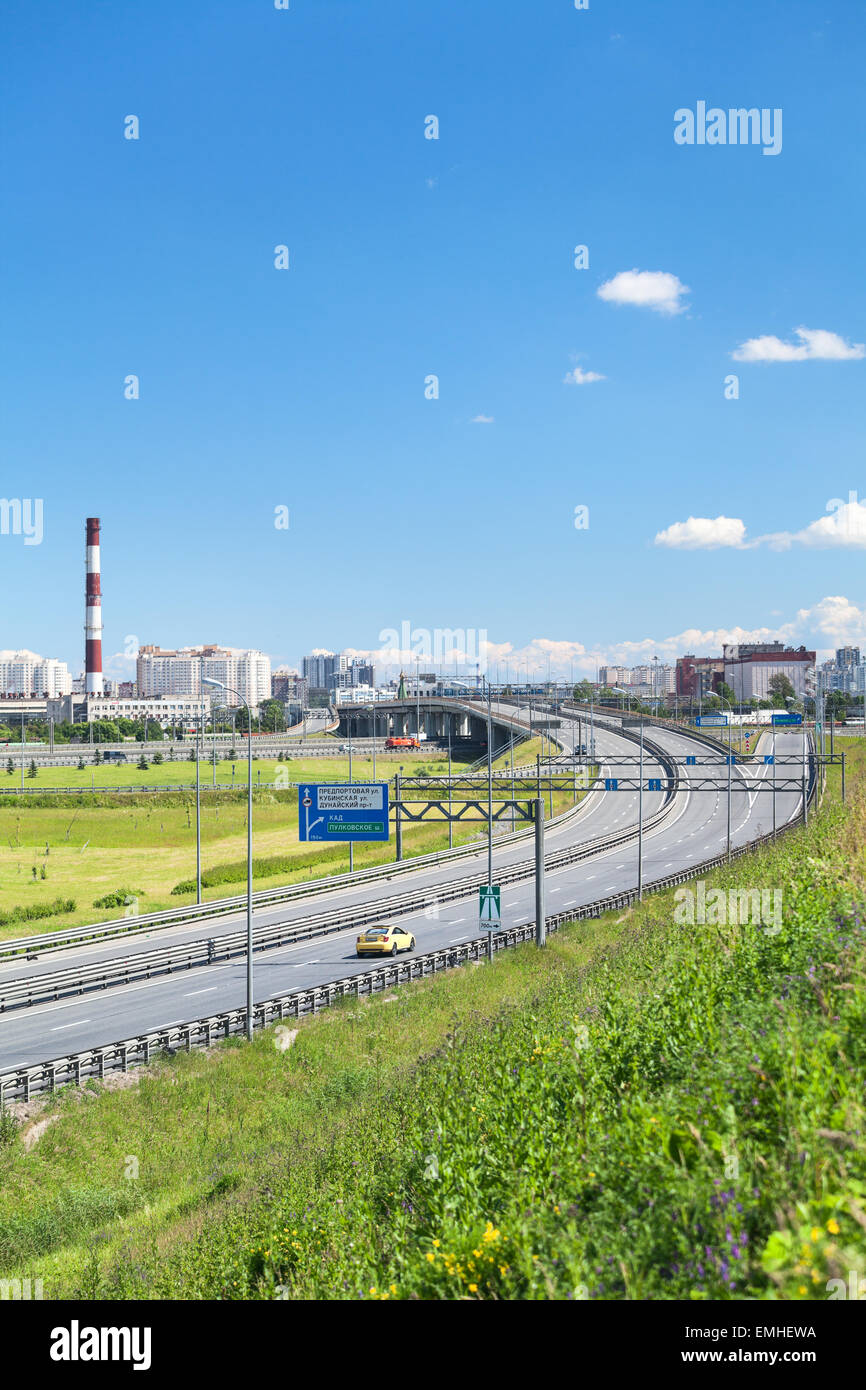 Russian federal highway hi-res stock photography and images - Alamy