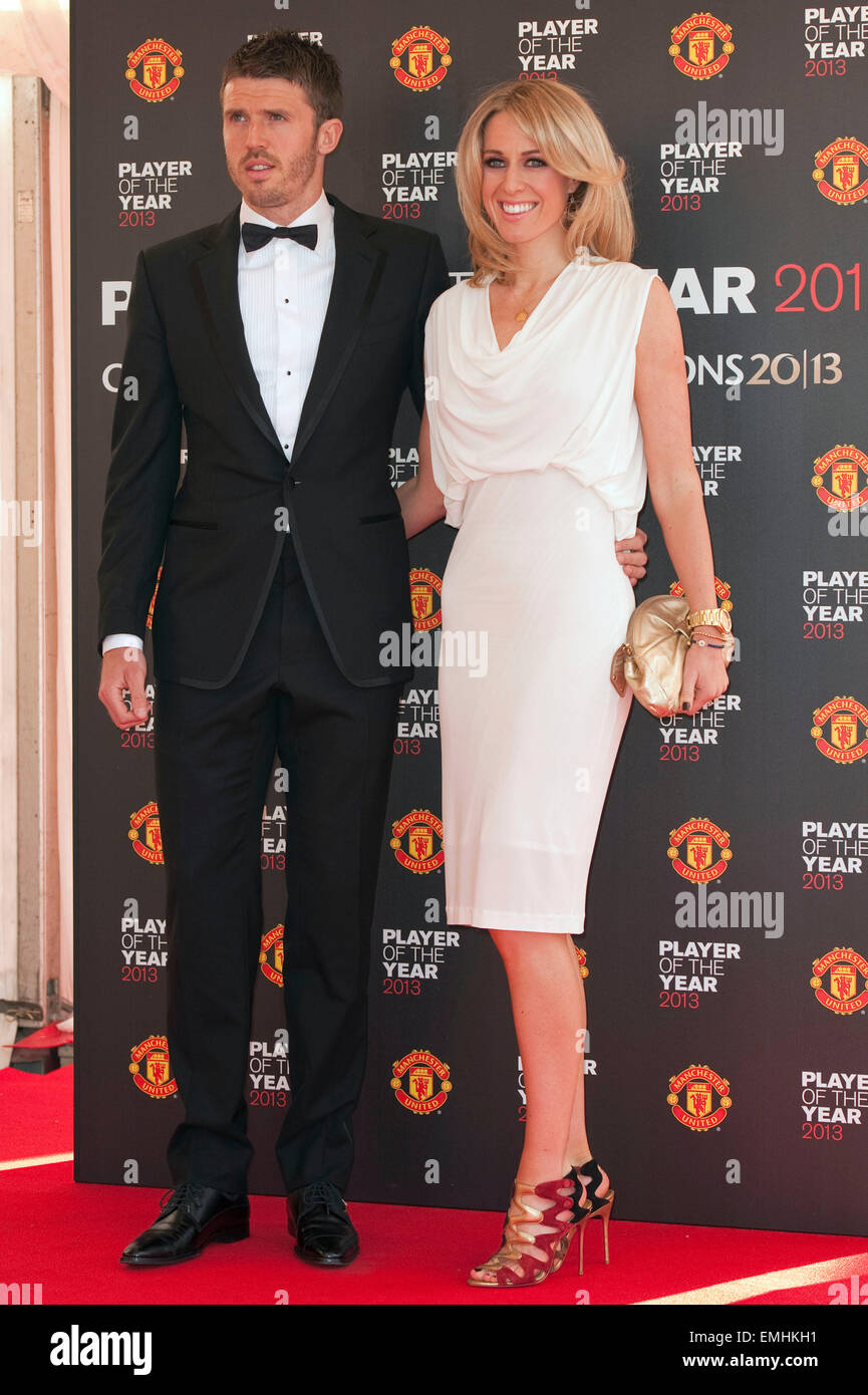 Michael Carrick And Wife Lisa Carrick High Resolution Stock Photography ...