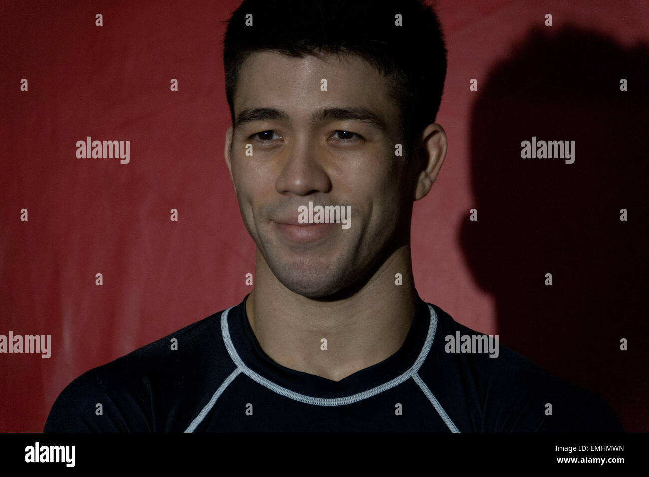 Mark 'Mugen" Striegl pose for the local photographers during his open ...