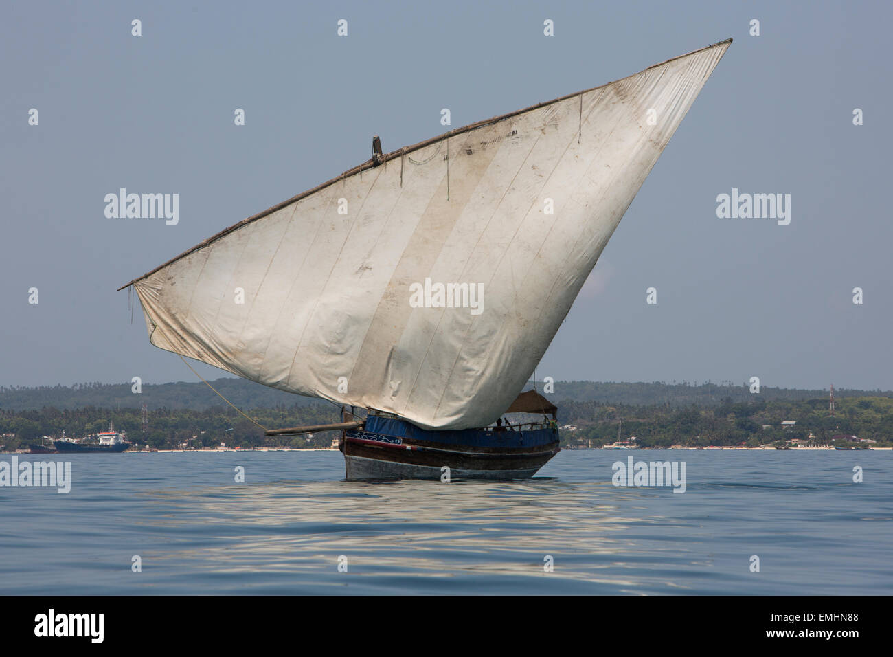 traditional dhow in Zanzibar Stock Photo - Alamy
