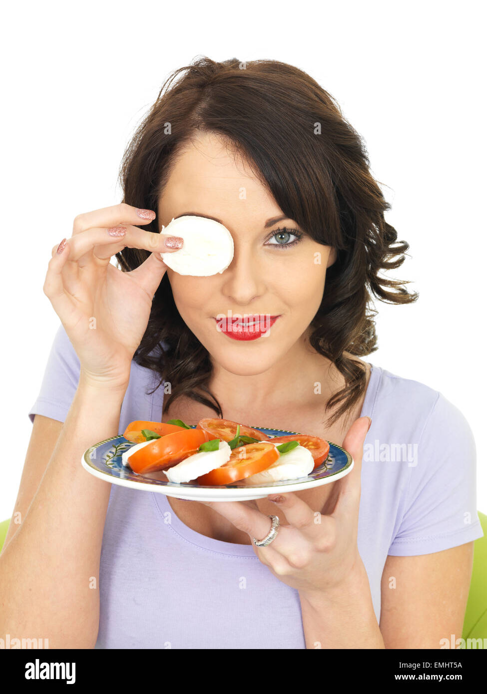 Healthy cheese woman hi-res stock photography and images - Alamy