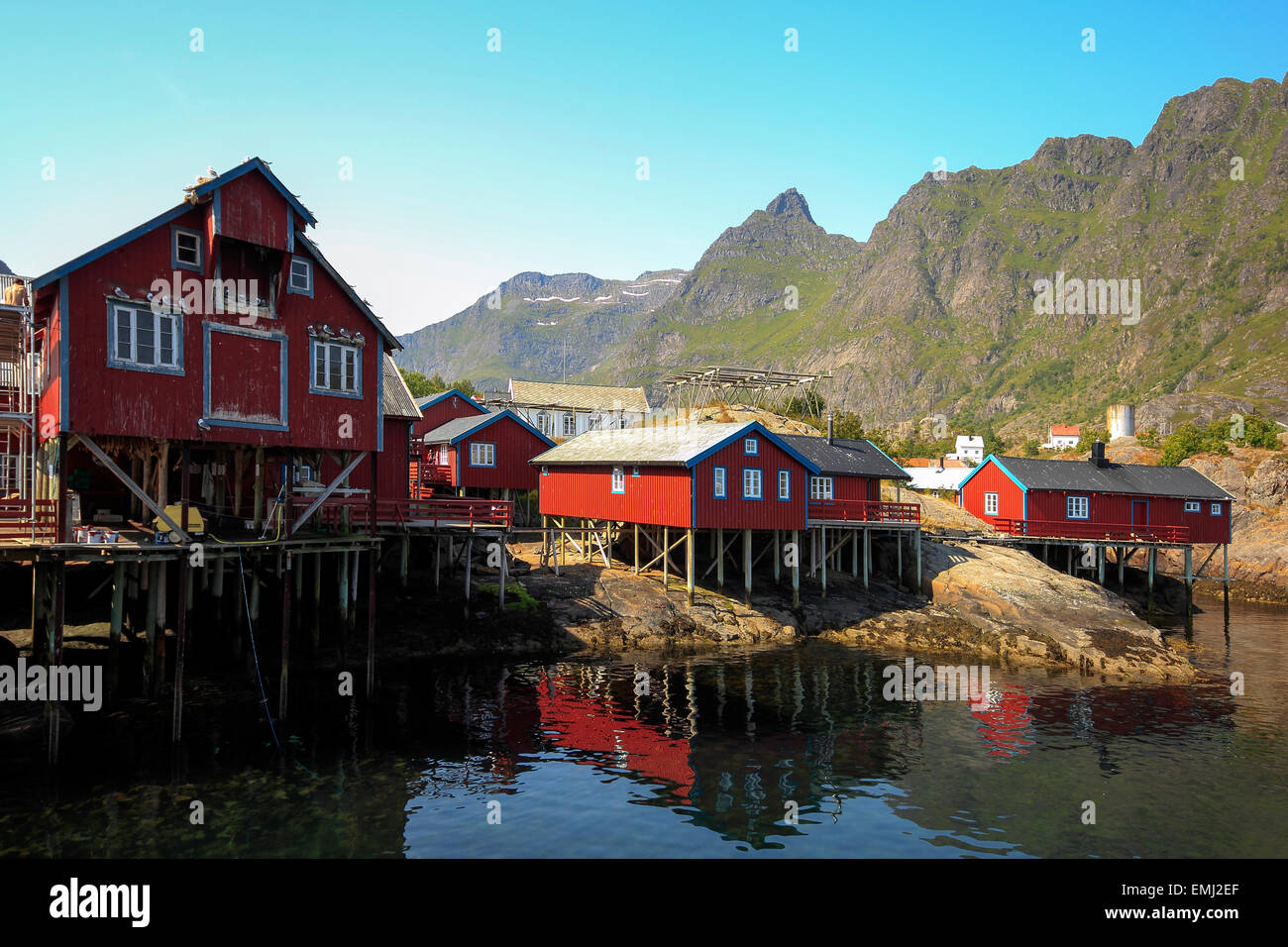 Fishing village of Å, Lofoten Isles, Nordland, Norway, Scandinavia ...