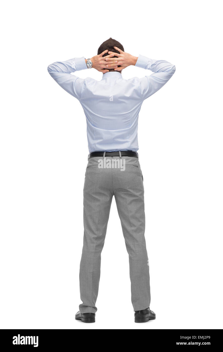 Hands On Back Of Head