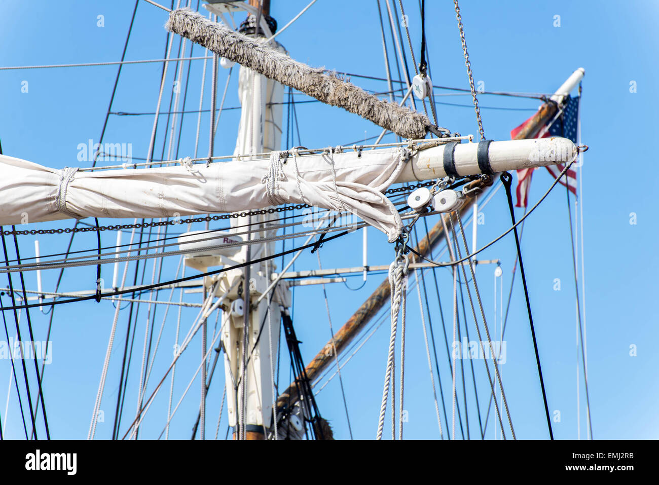Rolled up sails hi-res stock photography and images - Alamy