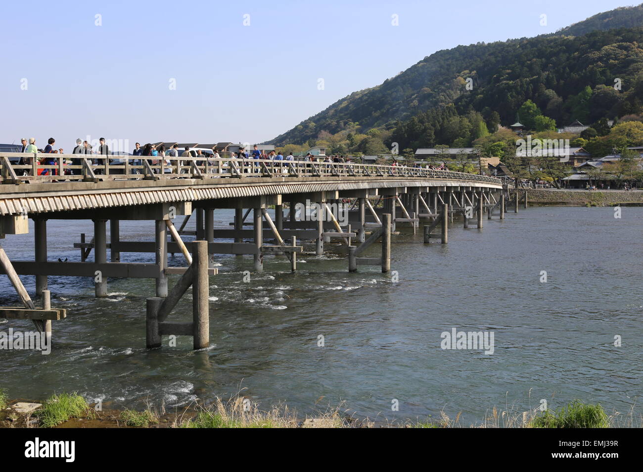 Japanese Bridge in Kyoto, Japan Stock Photo - Alamy