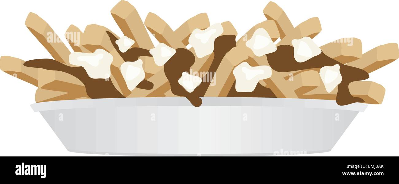 Poutine canada quebec Stock Vector Images - Alamy
