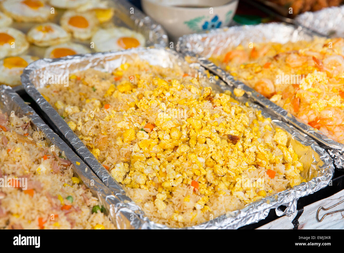 wok dish at street market Stock Photo - Alamy
