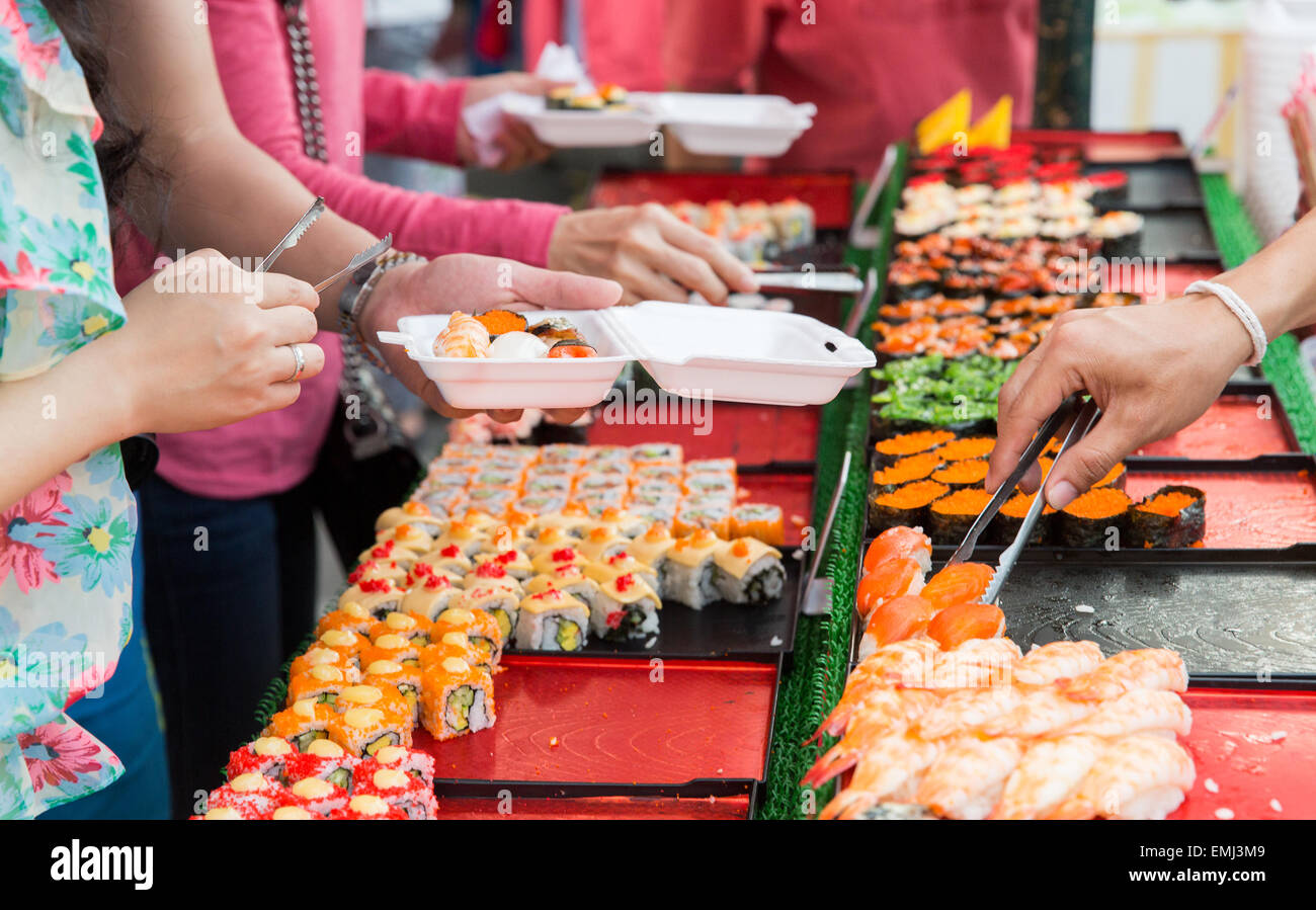 Body sushi hi-res stock photography and images - Alamy
