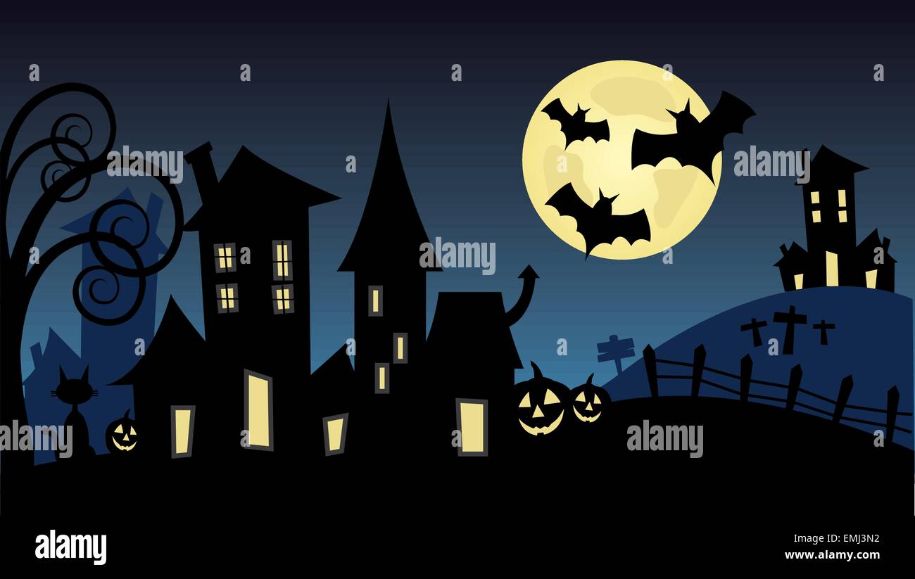 Horizontal non urban scene Stock Vector Images - Alamy