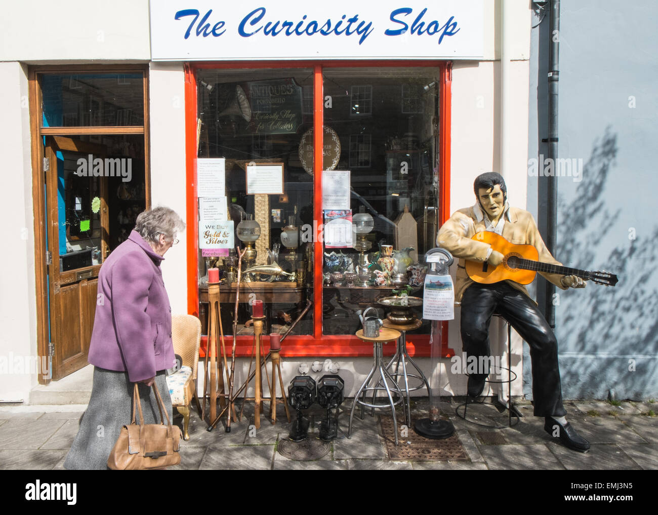 Machynlleth Market Town On Market Day Held On Wednesdays High ...