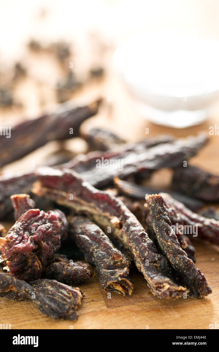 Jerky beef hi-res stock photography and images - Alamy