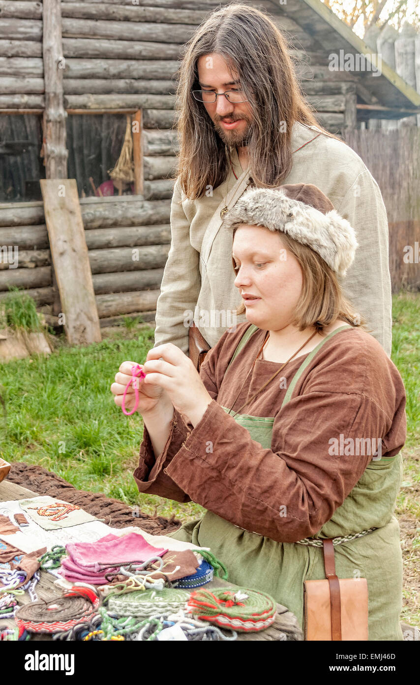 Jomsborg Vikings village in Warsaw, Poland Stock Photo - Alamy