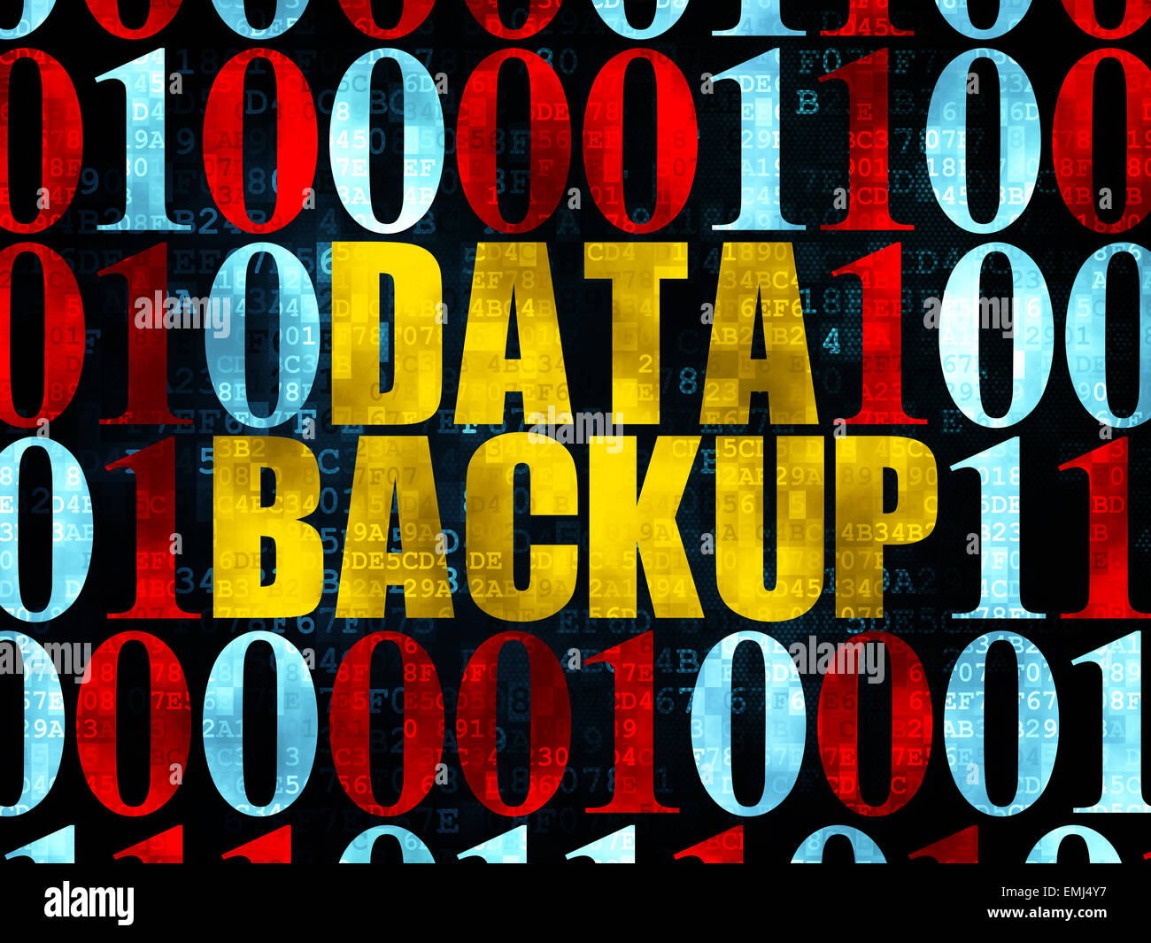 Information concept: Data Backup on Digital background Stock Photo - Alamy