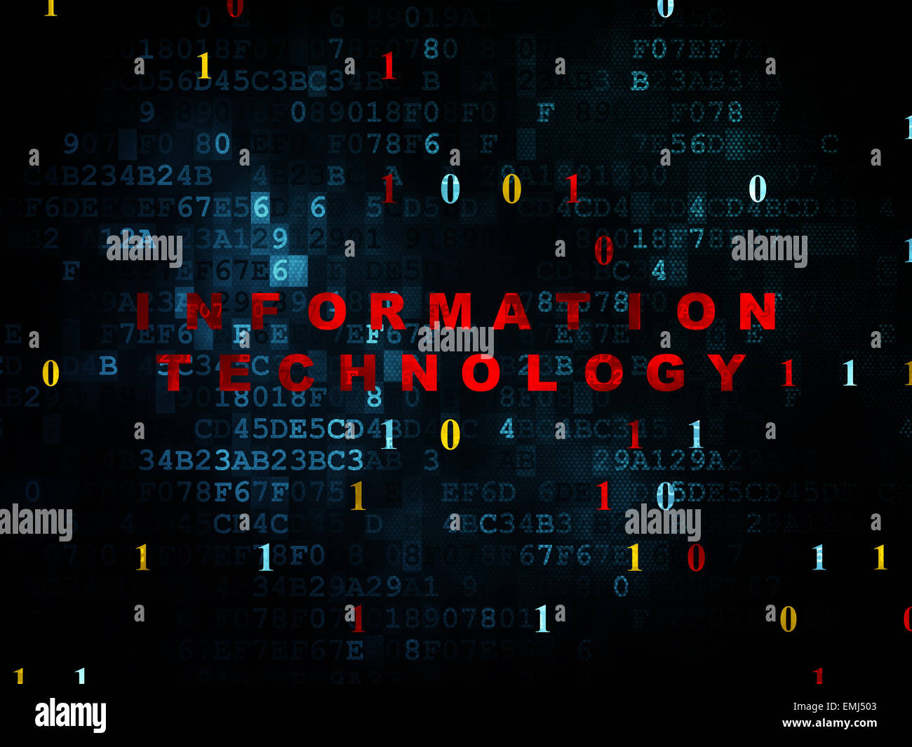 Data concept: Information Technology on Digital background Stock Photo ...