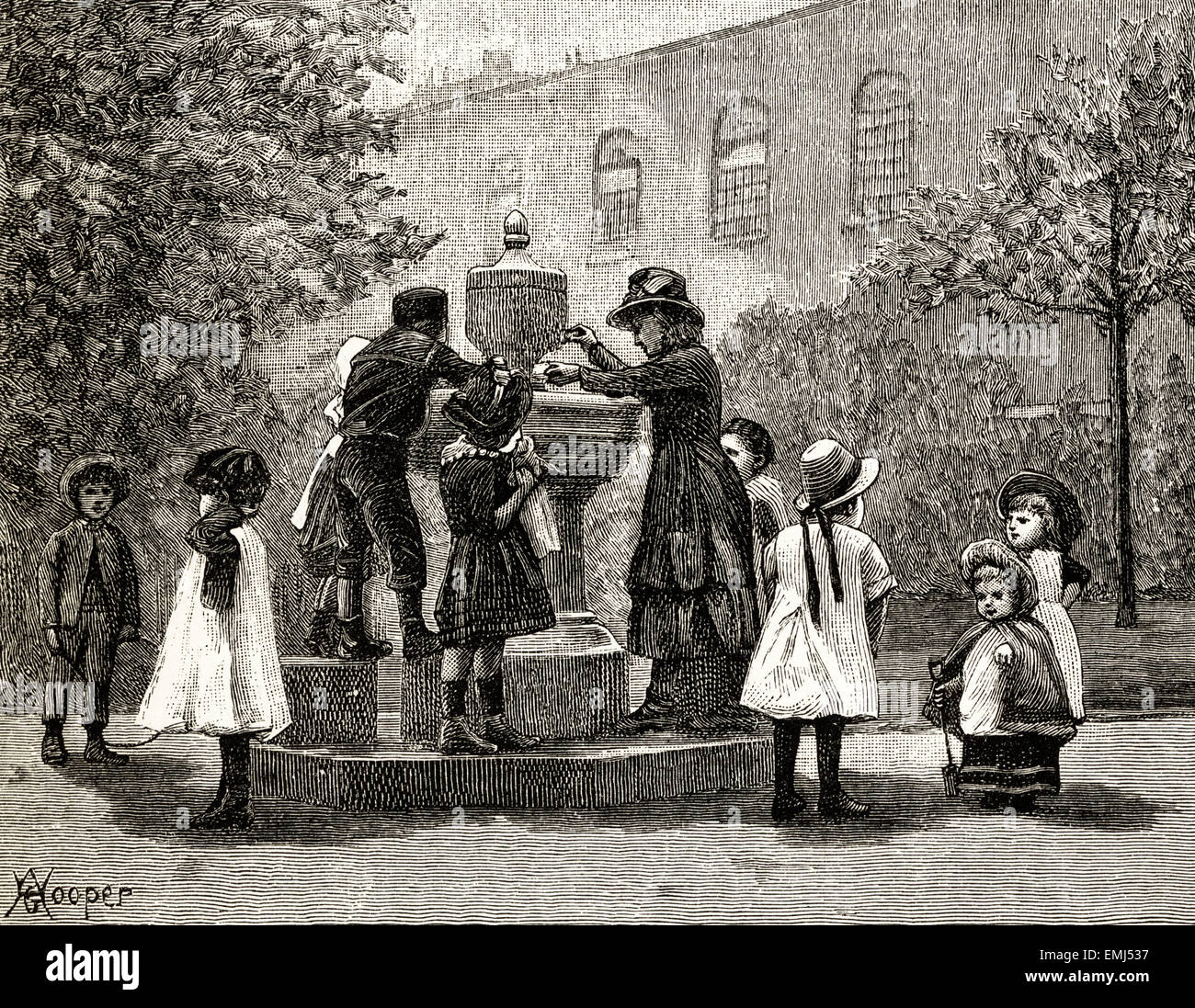 Victorian child play hi-res stock photography and images - Alamy