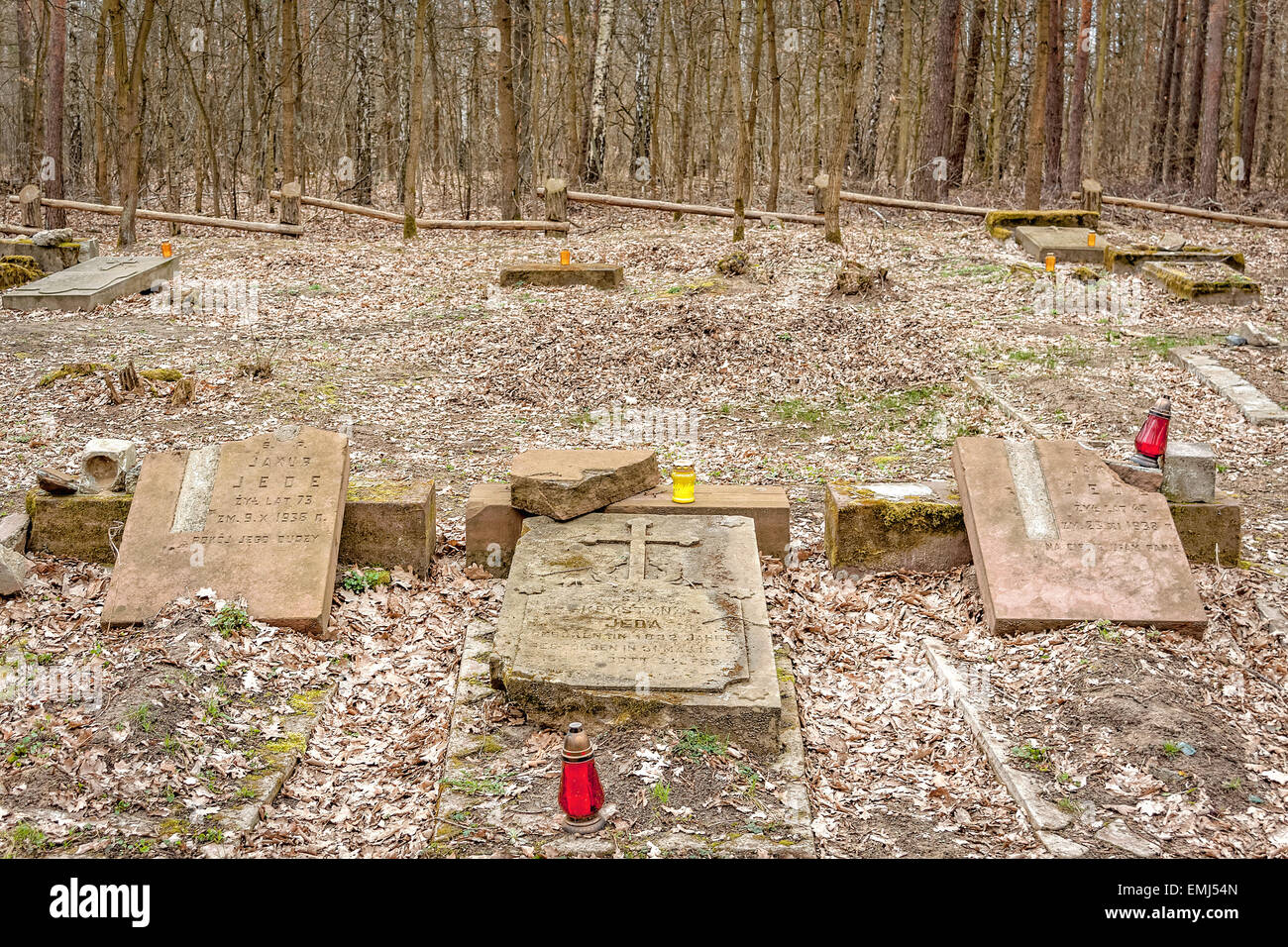 Ruined protestant cemetry - burial place of German settlers in ...