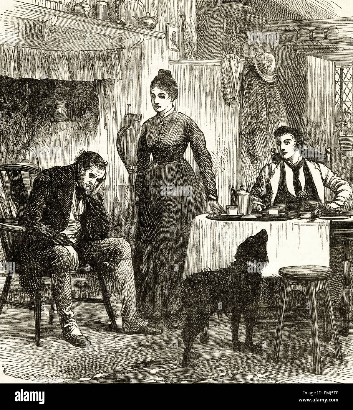 Victorian era family hi-res stock photography and images - Alamy