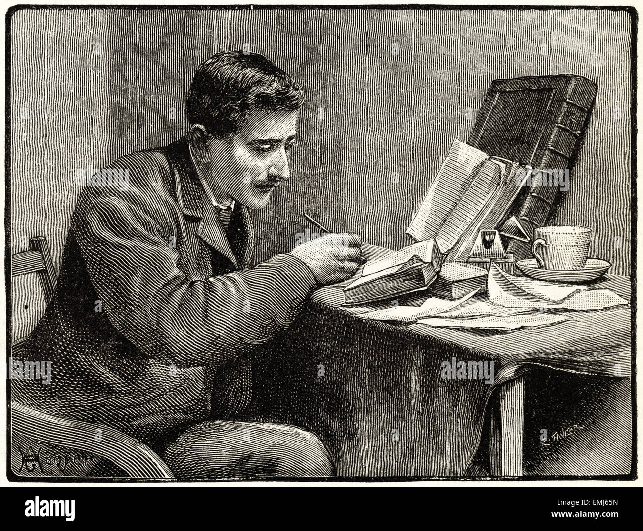 Victorian Man Illustration