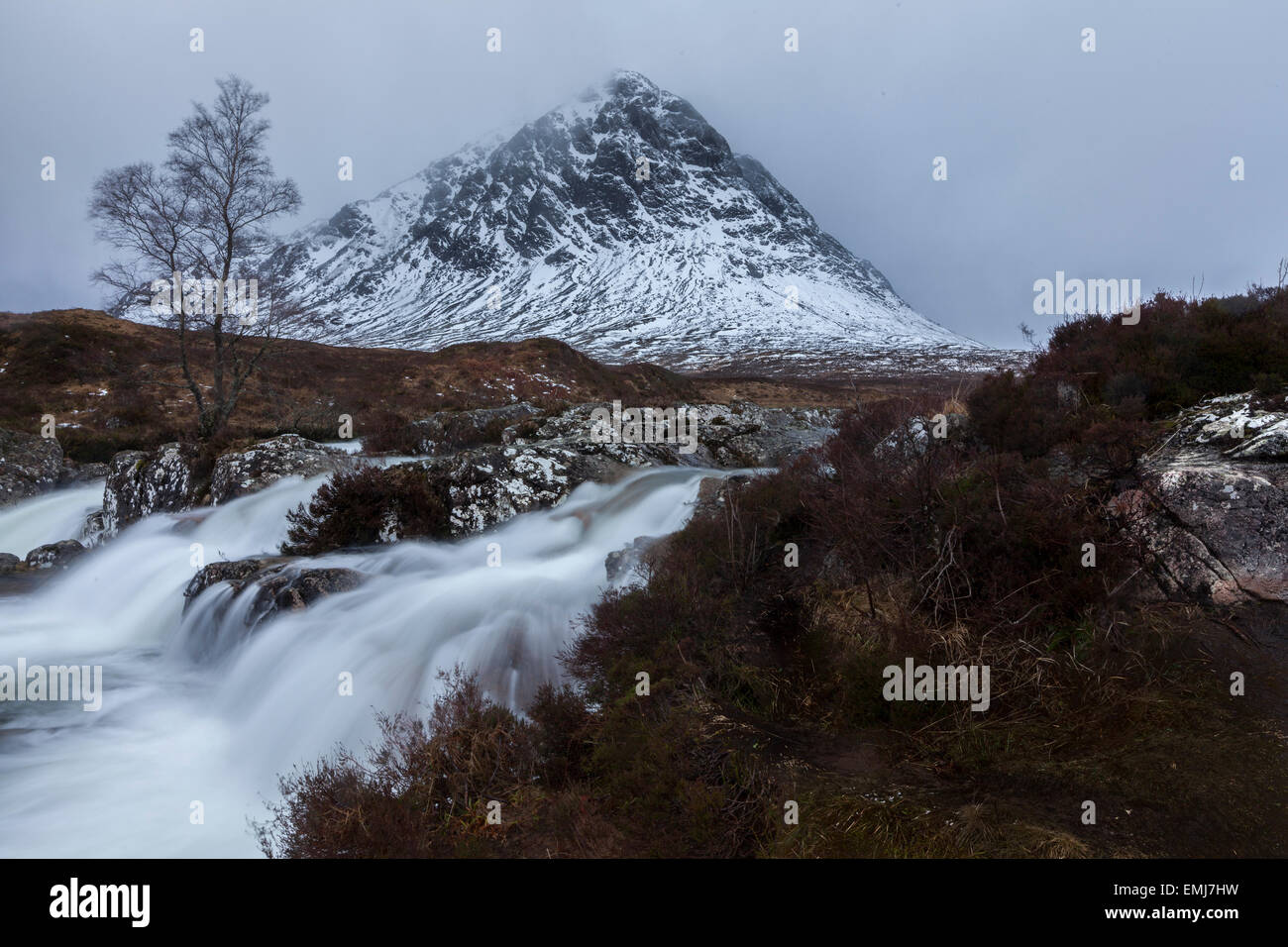 Winter, Glen Etive, Glencoe, Scotland UK Stock Photo - Alamy