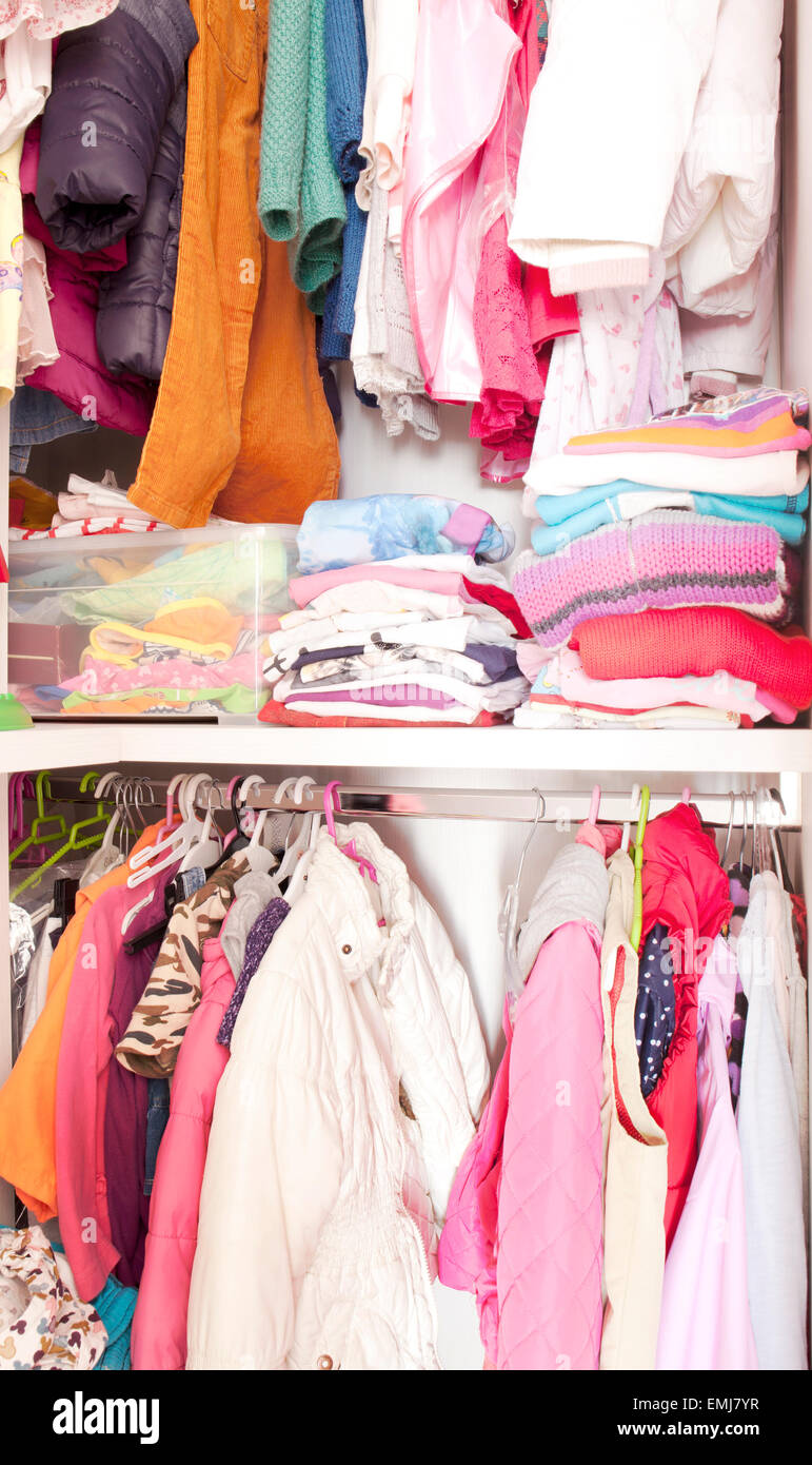 Messy wardrobe hi-res stock photography and images - Alamy