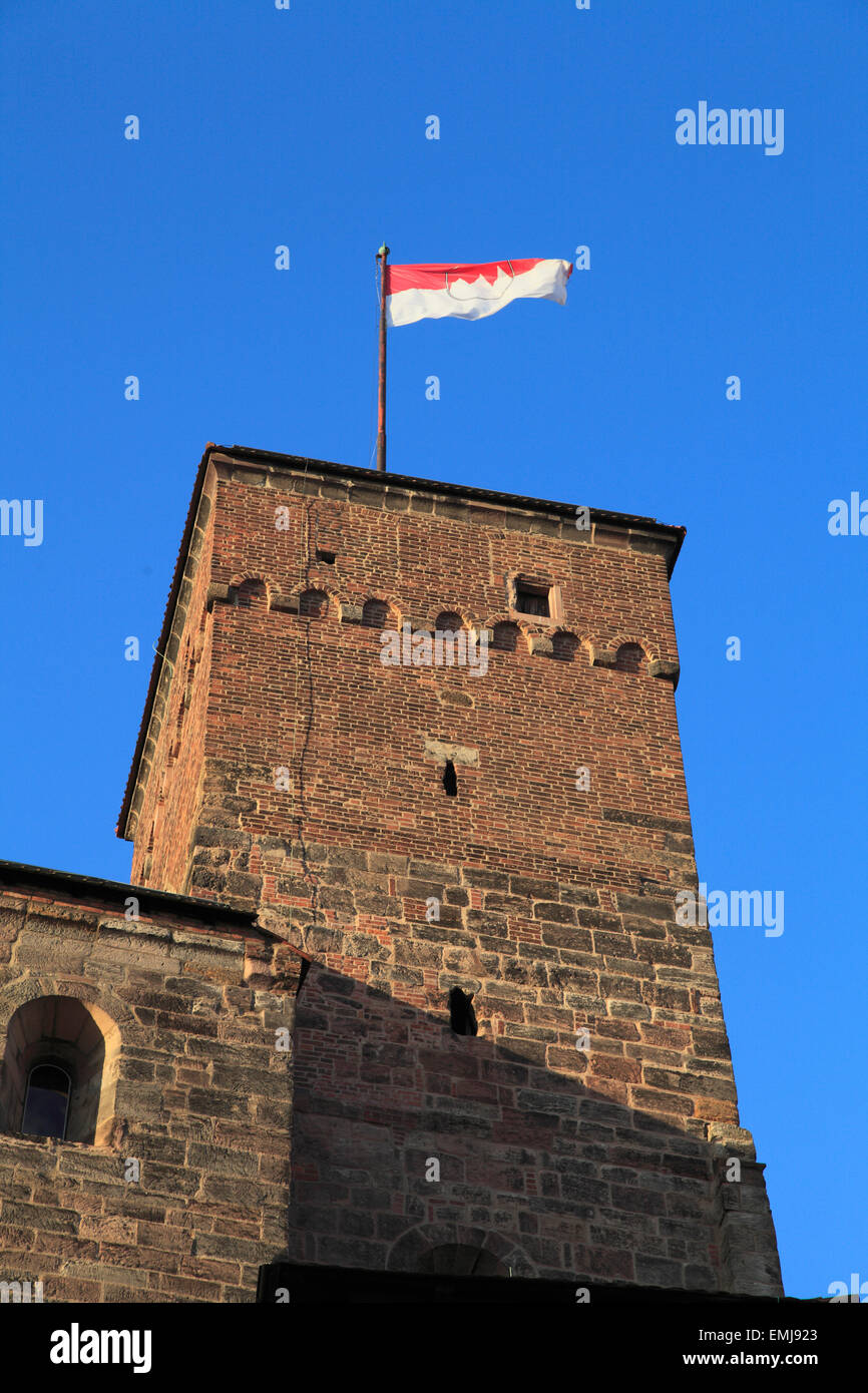 Germany Bavaria Nürnberg Nuremberg Kaiserburg Castle Stock Photo - Alamy