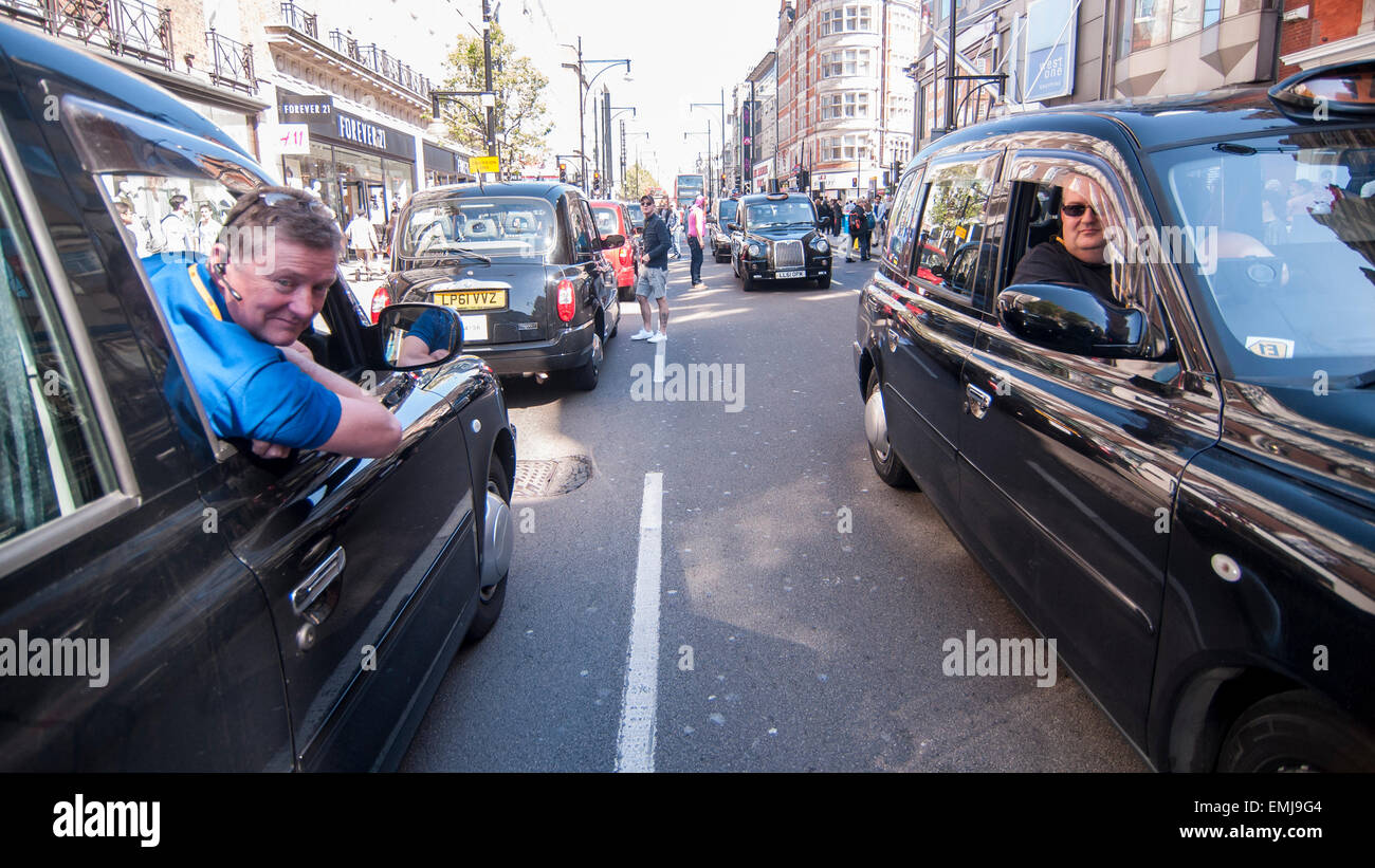 Black cab drivers take part hi-res stock photography and images - Alamy