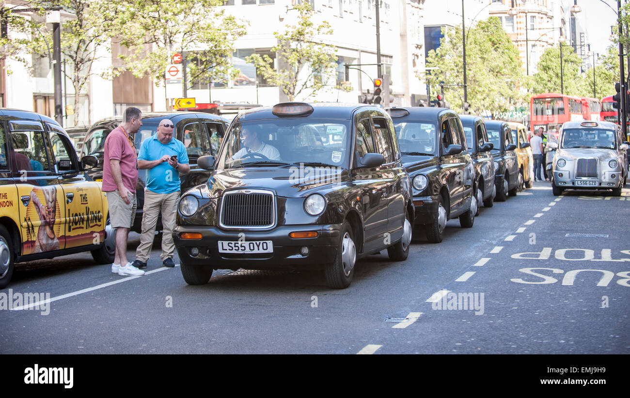 Black cab drivers protest hi-res stock photography and images - Alamy