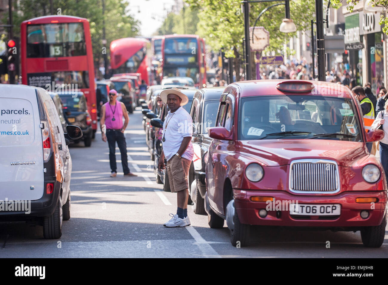 Black cab drivers take part hi-res stock photography and images - Alamy