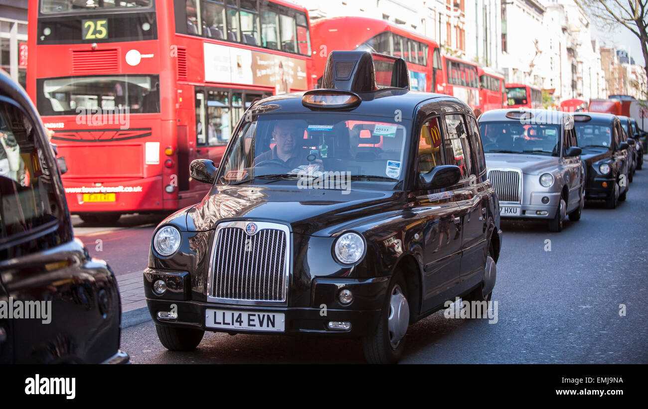 Black cab drivers protest hi-res stock photography and images - Alamy