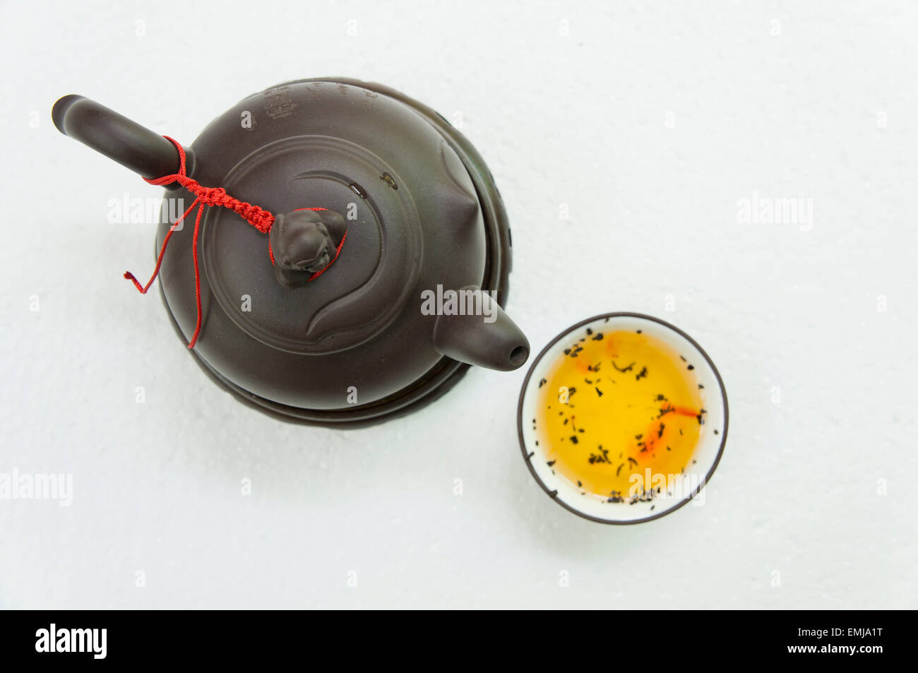 tea pour drink hot afternoon ceramic Stock Photo - Alamy