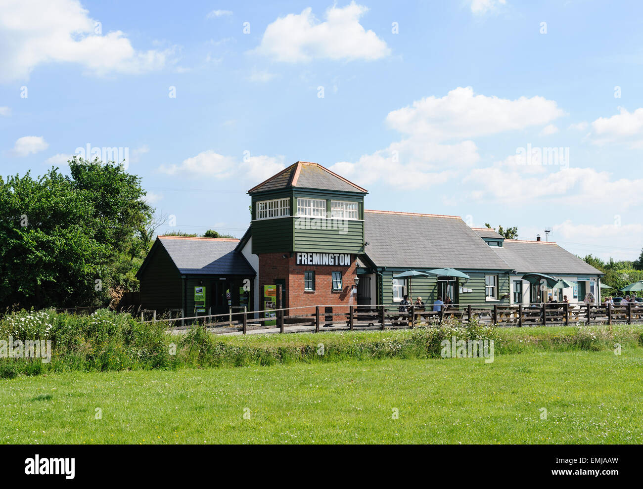 Fremington Quay located on the Tarka Trail in North Devon. The Heritage ...