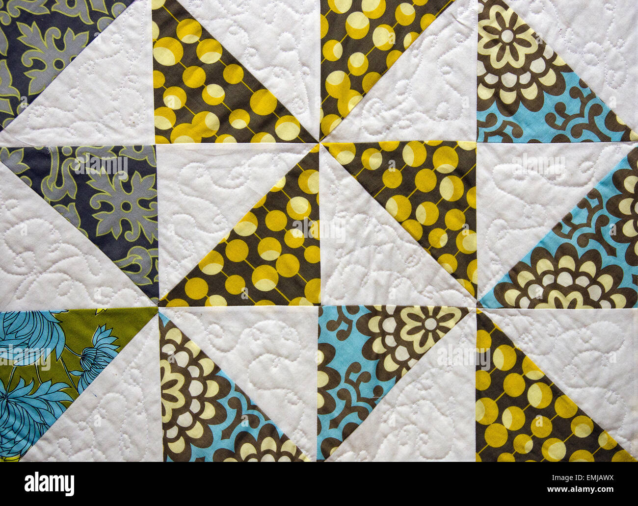 Quilt fabric patchwork hi-res stock photography and images - Alamy
