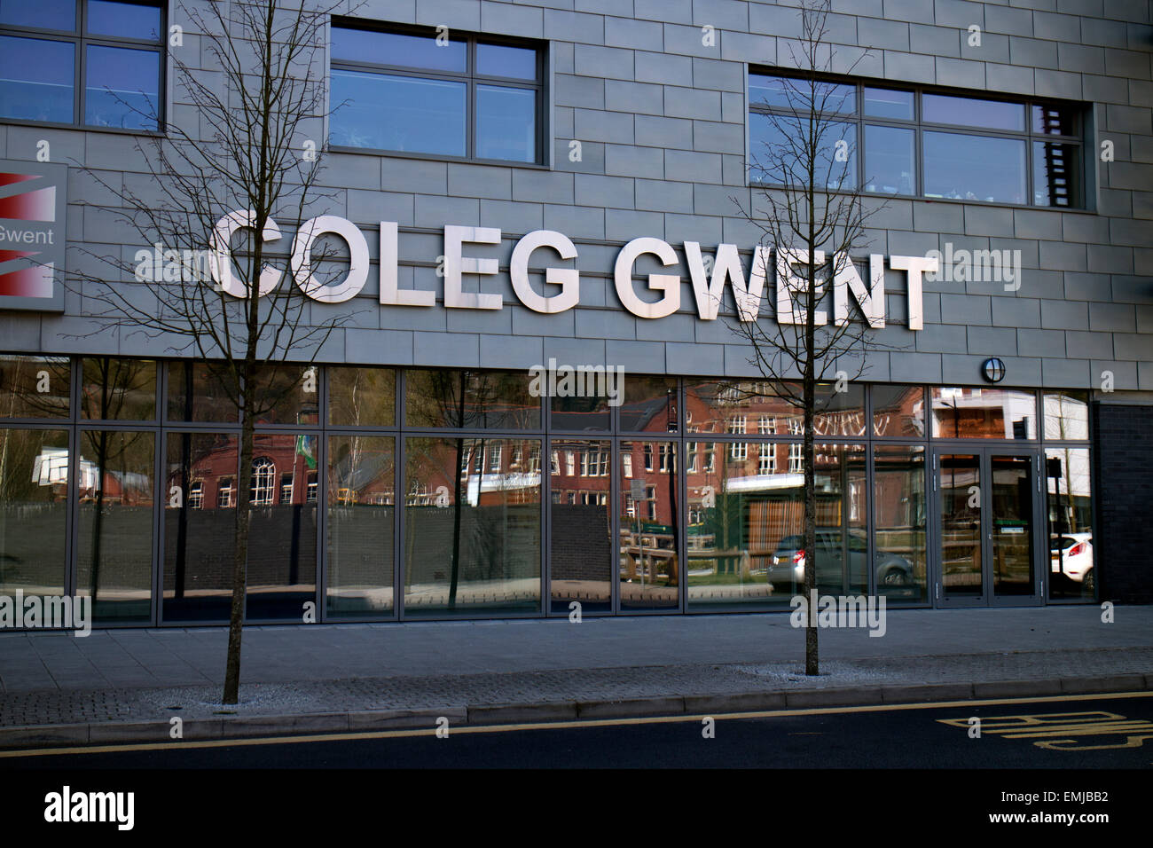 Coleg Gwent Learning Zone, Ebbw Vale, Blaenau Gwent, Wales, UK Stock ...