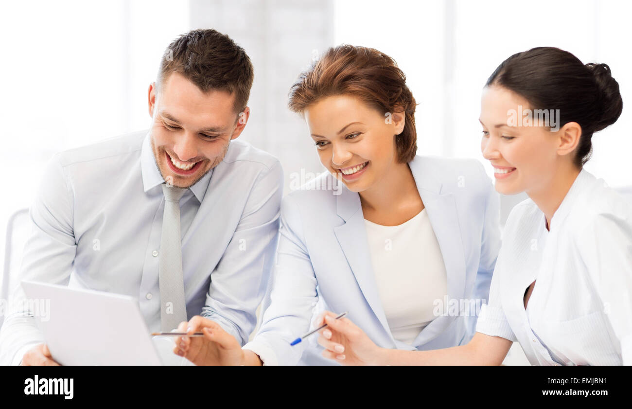 business team having discussion in office Stock Photo - Alamy