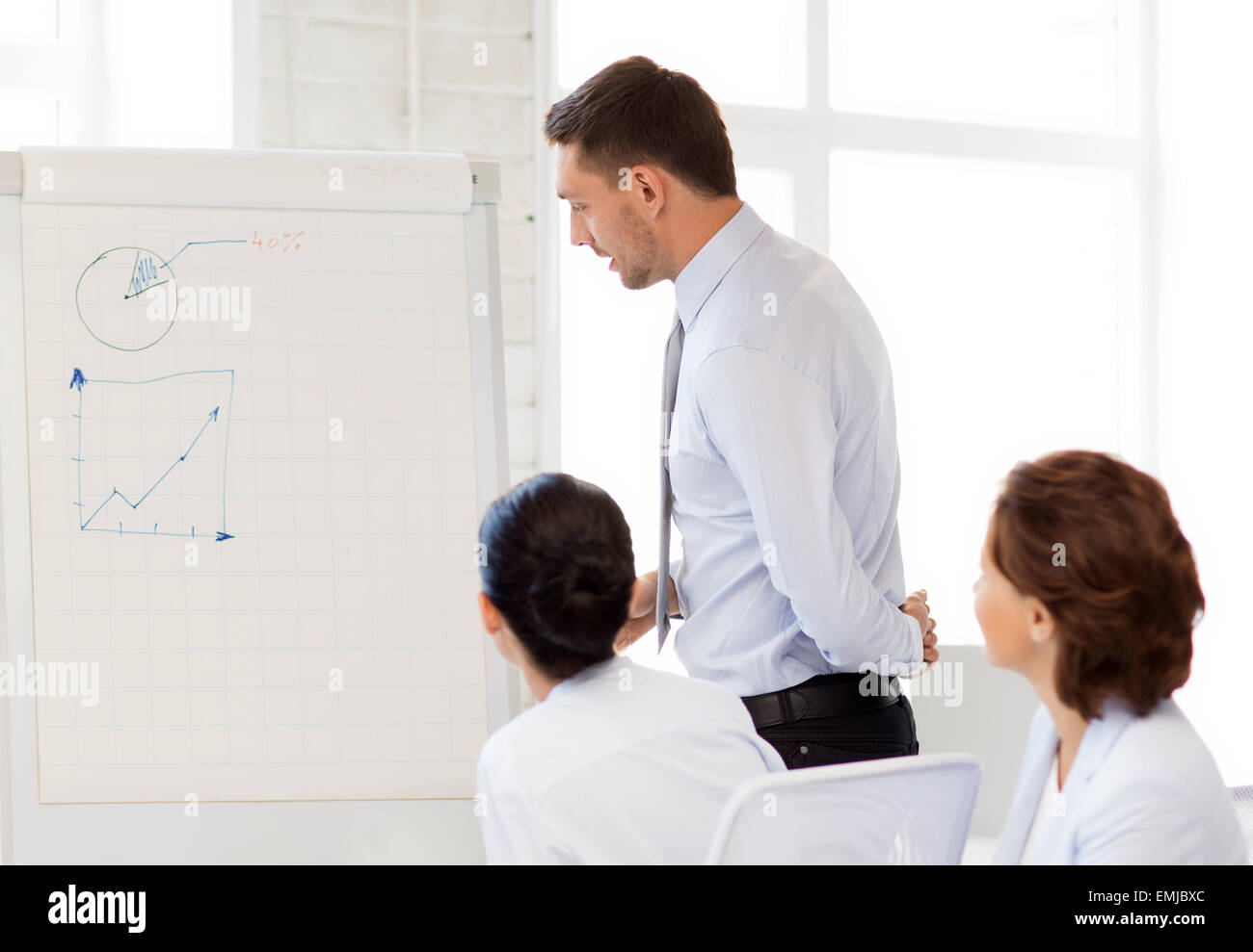 business team discussing something in office Stock Photo - Alamy