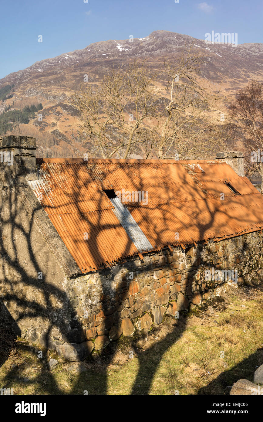 Croft ruin in the Highlands of Scotland Stock Photo - Alamy