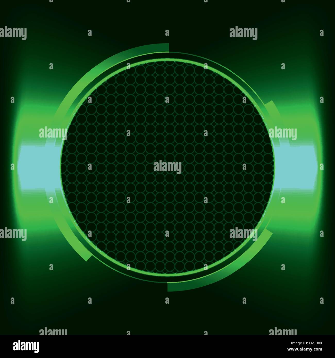 Circle frame green screen Stock Vector Images - Alamy