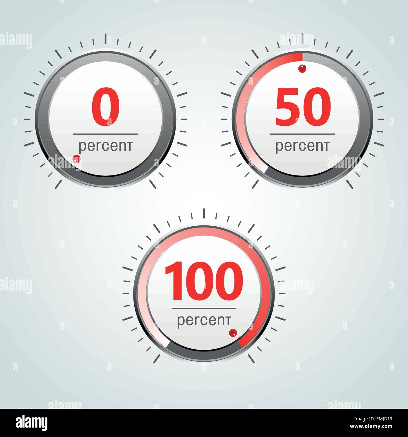 Round analog percent meter hi-res stock photography and images - Alamy