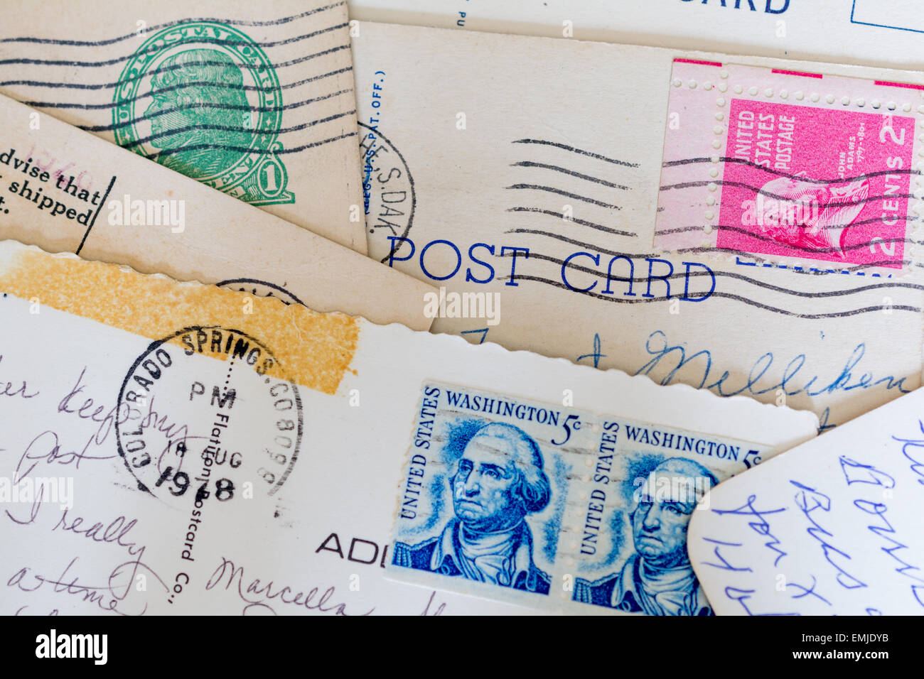 Vintage us postcard hi-res stock photography and images - Alamy