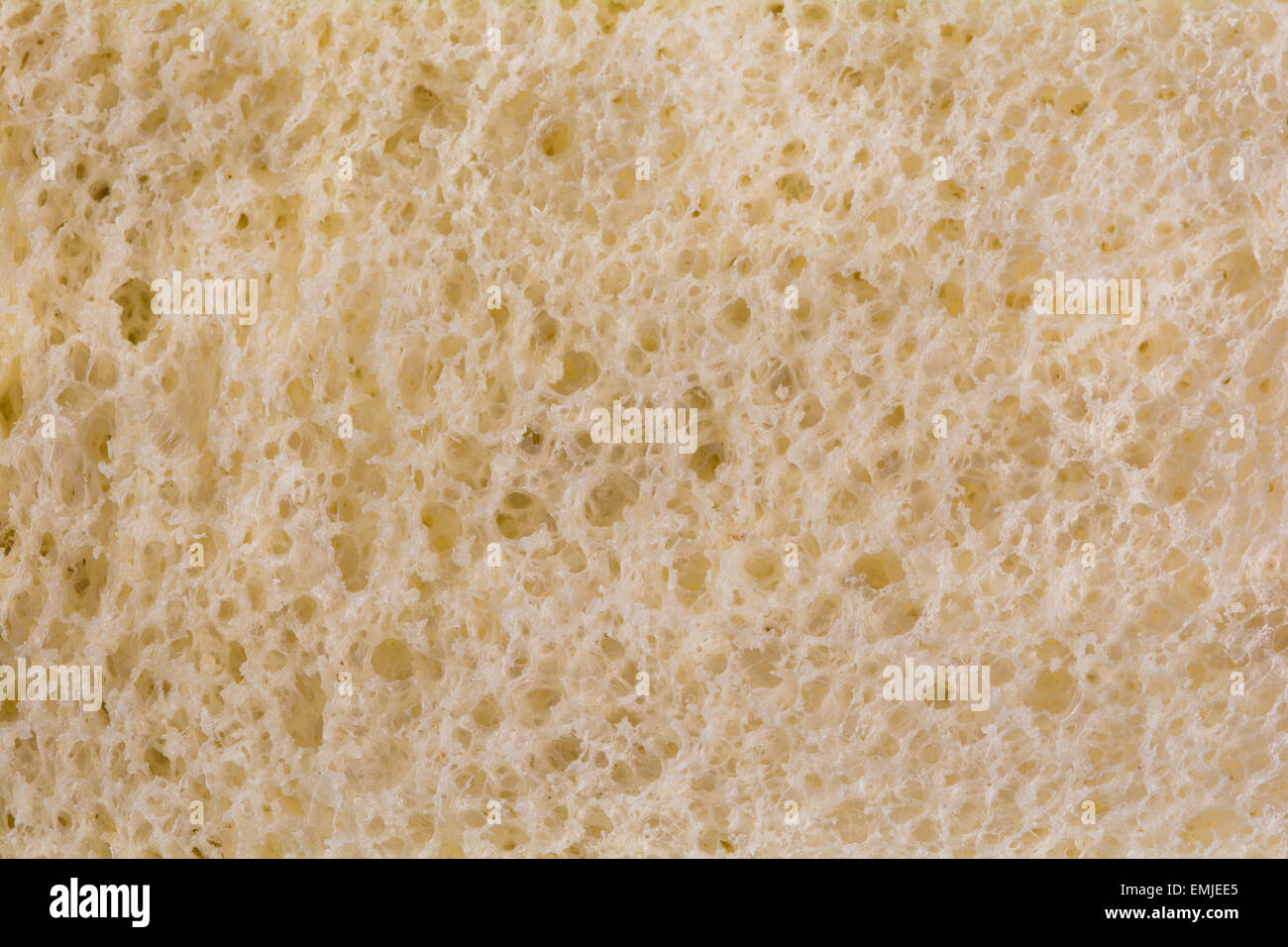 White bread background image. Macro close up of bread slice showing the ...