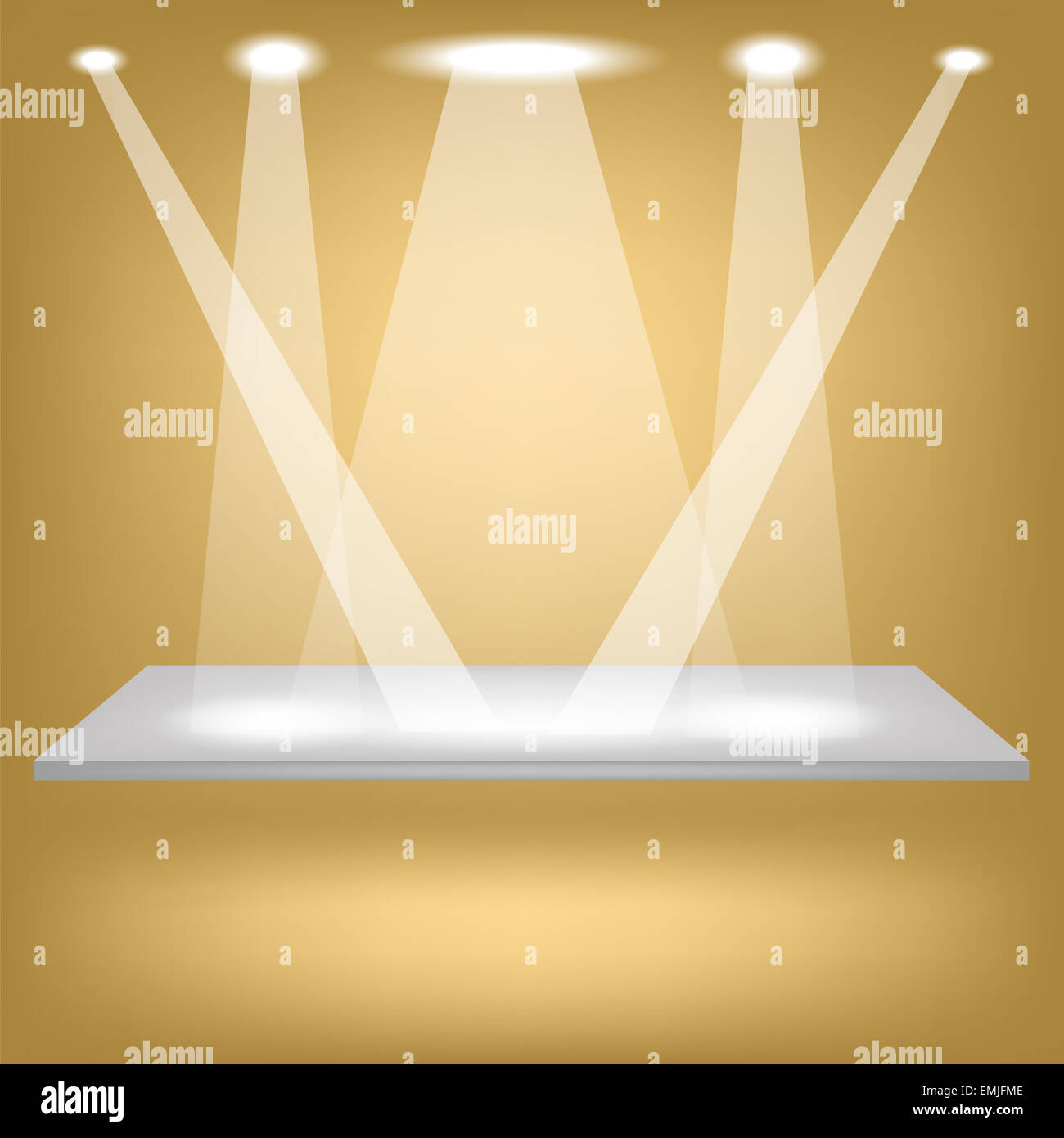 Single empty shelf wall hi-res stock photography and images - Alamy