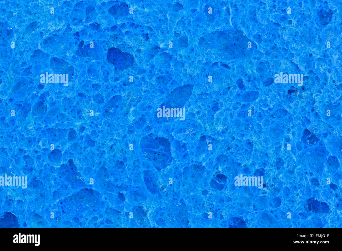 A very close view of a new blue sponge Stock Photo - Alamy