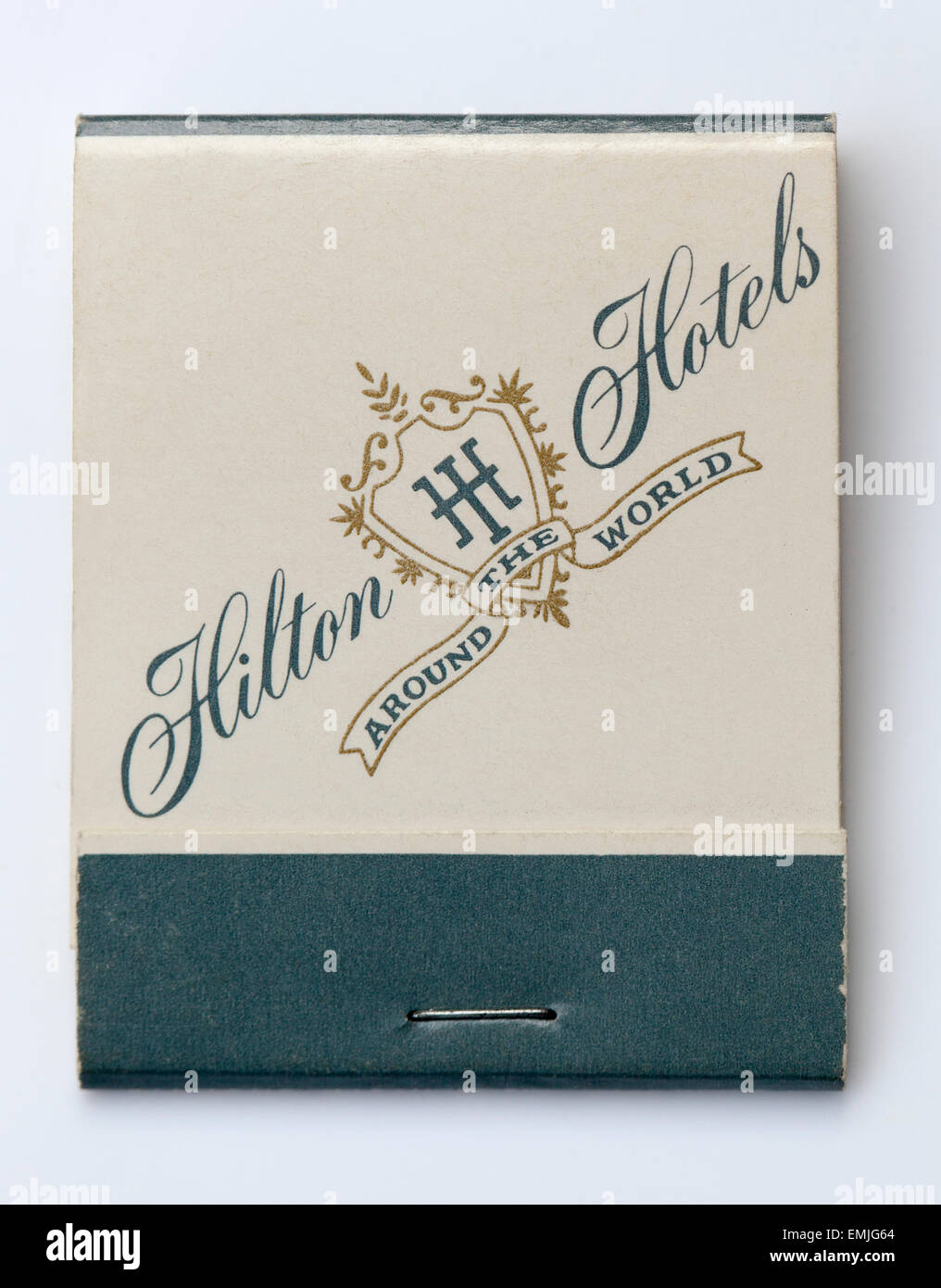 Vintage Matchbook advertising Hilton Hotels Stock Photo - Alamy