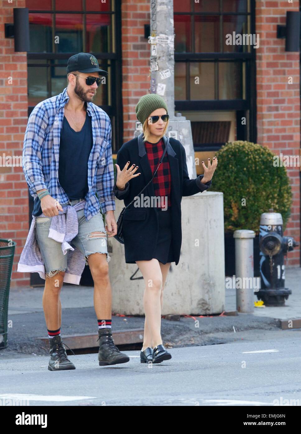 Kate Mara spotted out in the East Village with stylist Johnny Wujek and ...