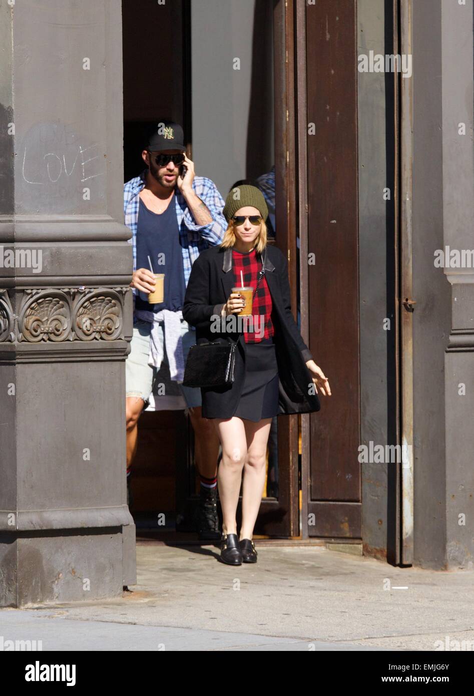Kate Mara spotted out in the East Village with stylist Johnny Wujek and ...