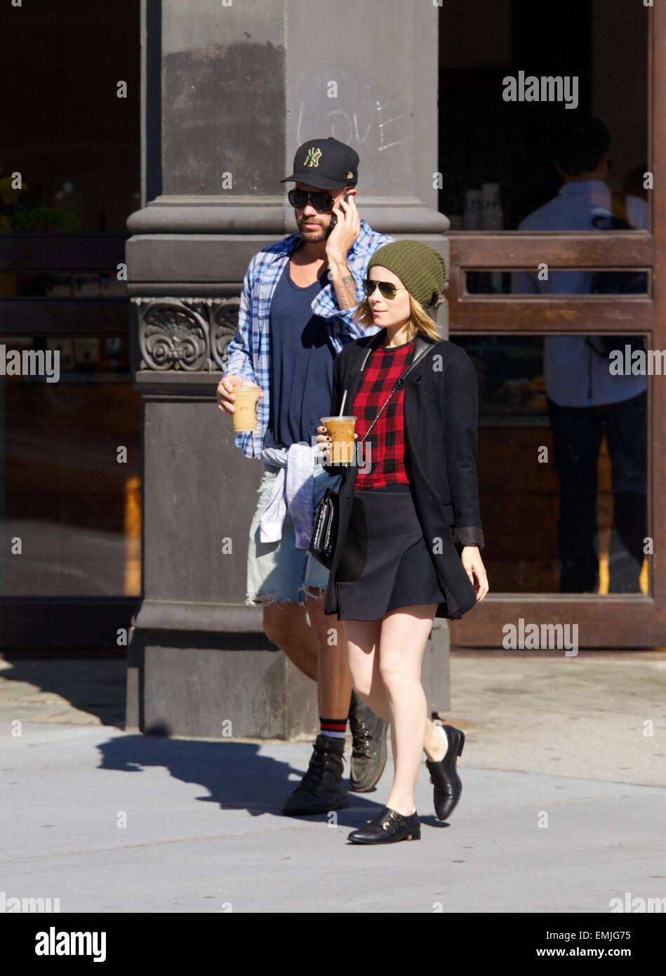 Kate Mara spotted out in the East Village with stylist Johnny Wujek and ...