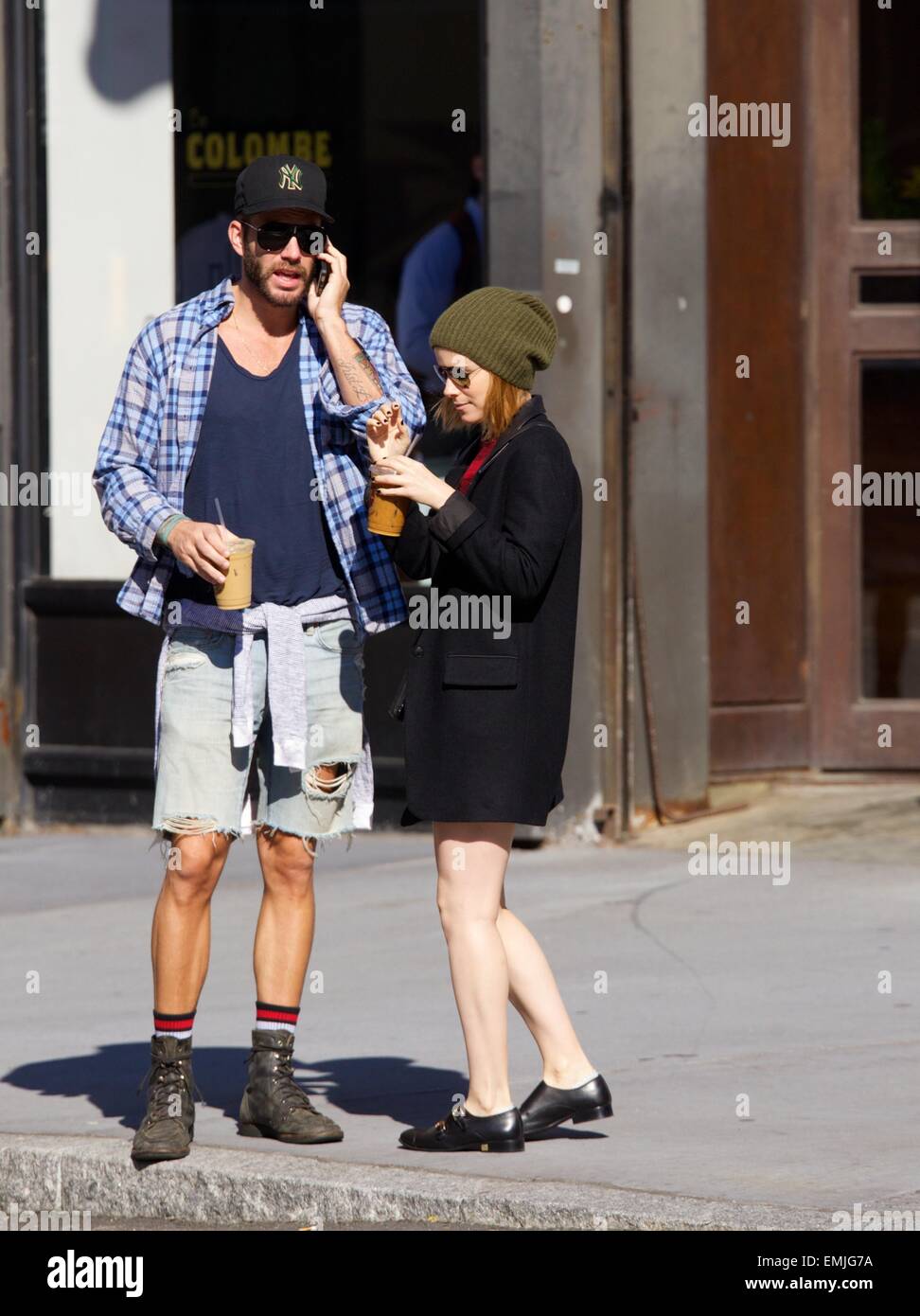Kate Mara spotted out in the East Village with stylist Johnny Wujek and ...