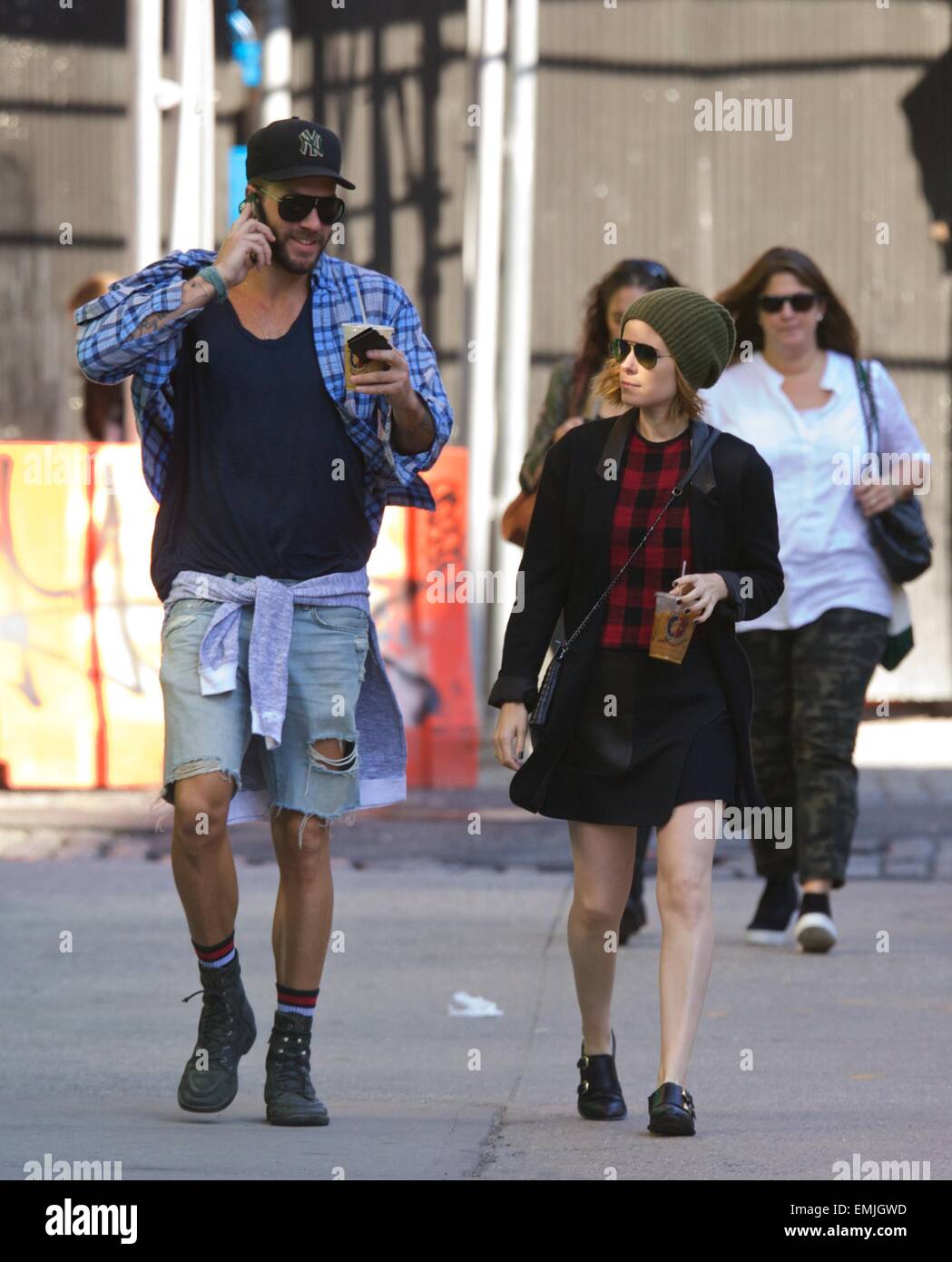 Kate Mara spotted out in the East Village with stylist Johnny Wujek and ...